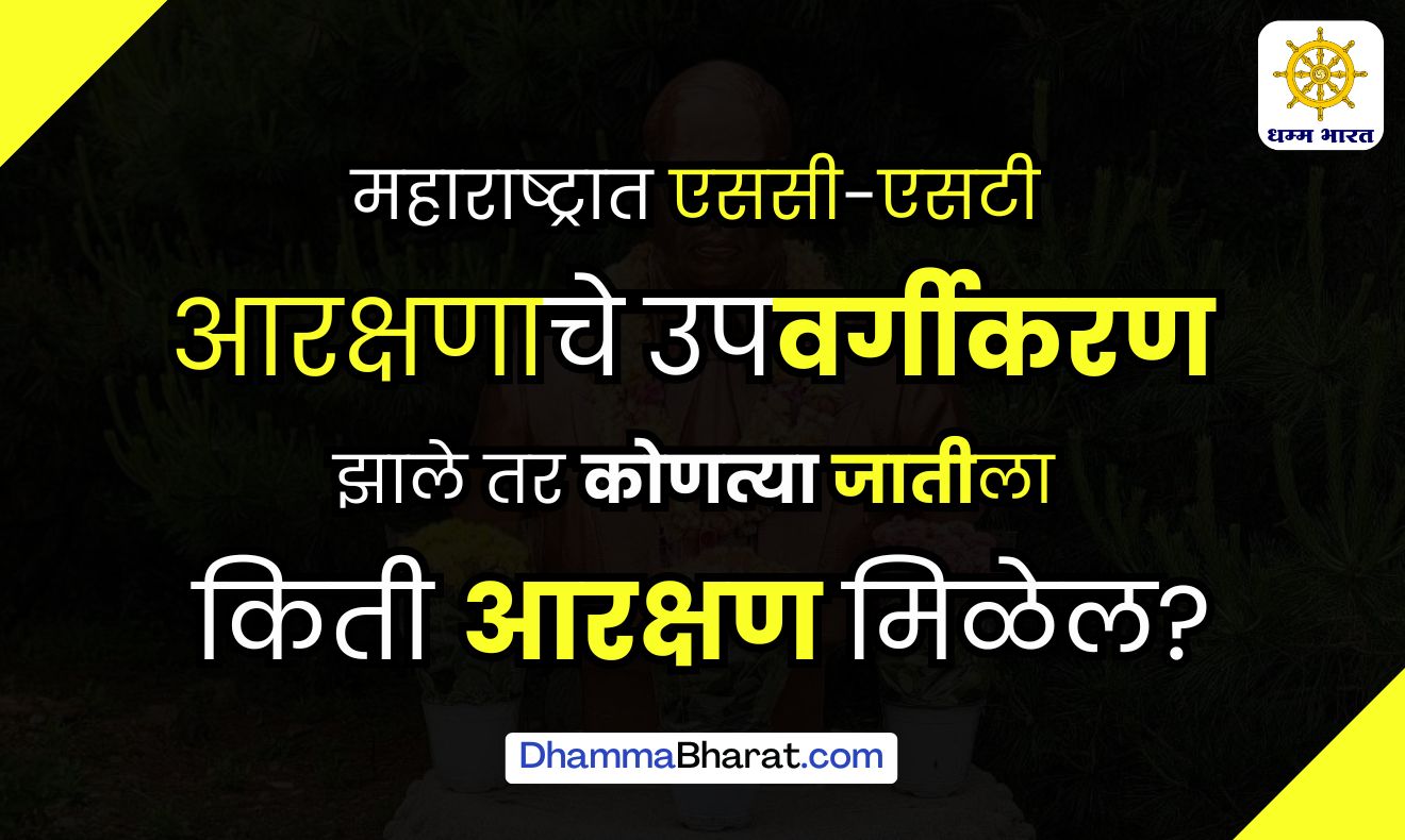 Sc St आरक्षणाचे उपवर्गीकरण केले तर कोणत्या जातीला किती आरक्षण मिळेल